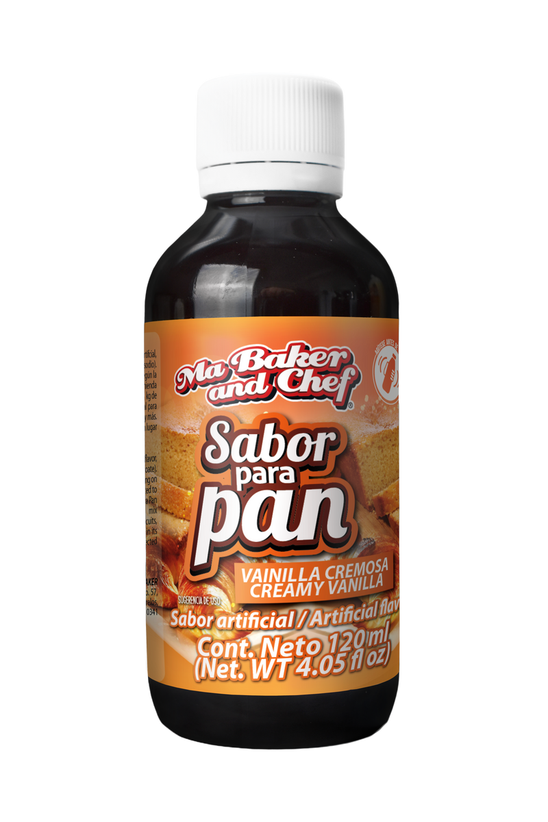 Sabor para PAN 120 ML VAINILLA CREMOSA – Ma Baker and Chef